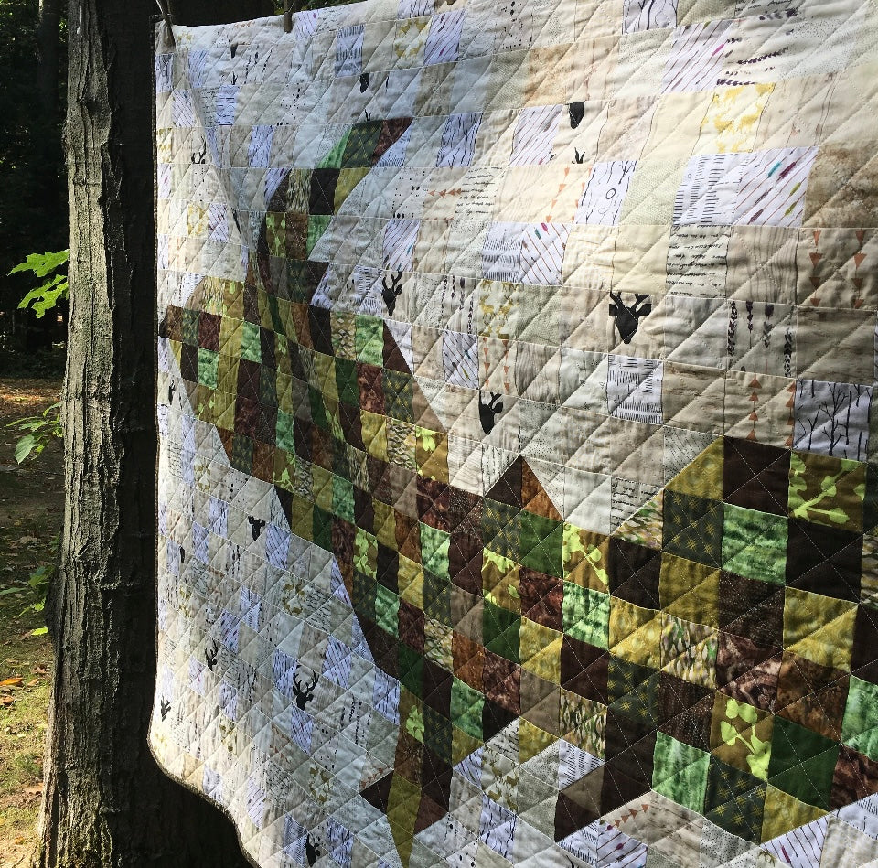 Up North: A Pixelated Michigan Quilt Pattern – Summit St Shop