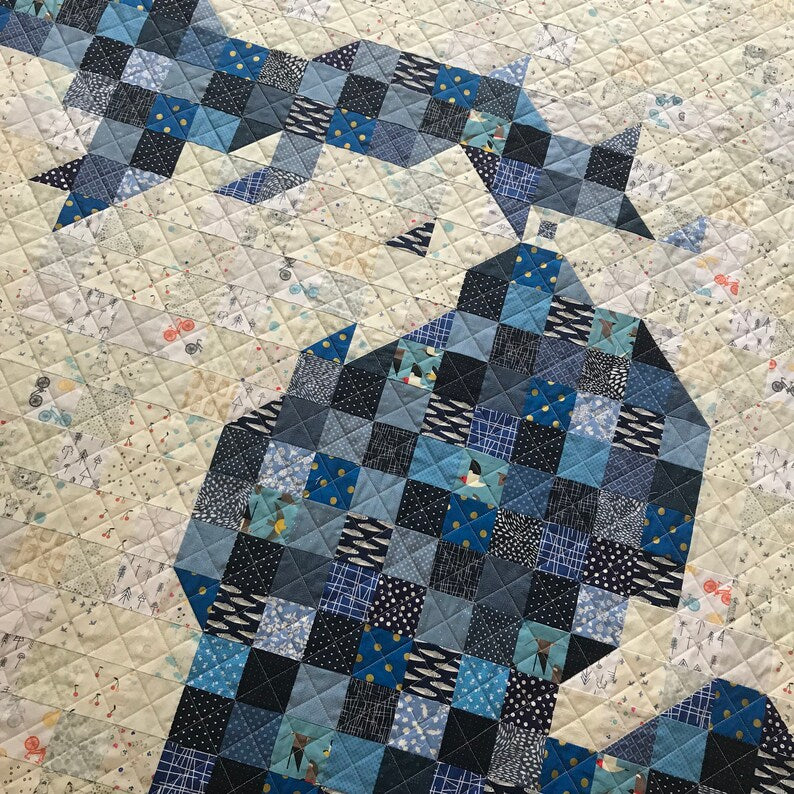Michigan: A Pixelated State Quilt Pattern – Summit St Shop